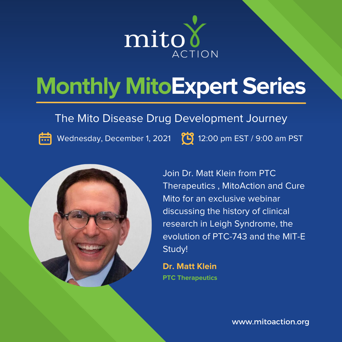 The Mito Disease Drug Development Journey - MitoAction
