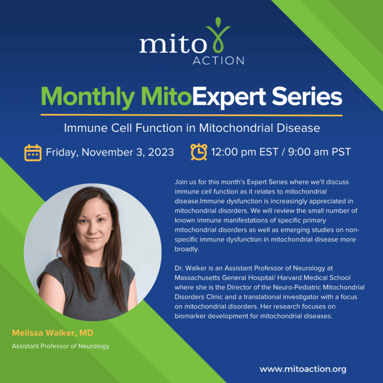 Expert Series: Immune Cell Function in Mitochondrial Disease - MitoAction