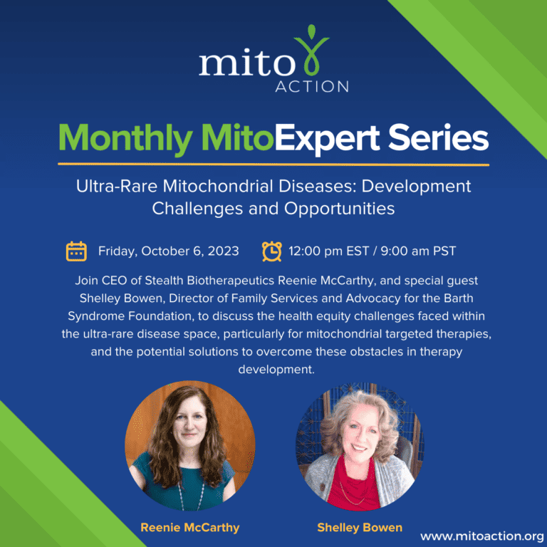 Expert Series: Ultra-Rare Mitochondrial Diseases: Development Challenges and Opportunities ...