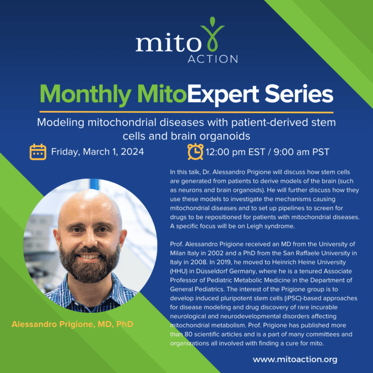 Expert Series: Modeling mitochondrial diseases with patient-derived ...