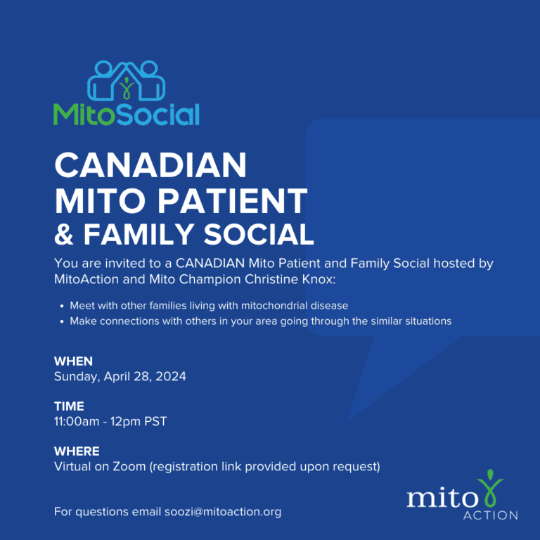 Canadian MitoSocial - MitoAction